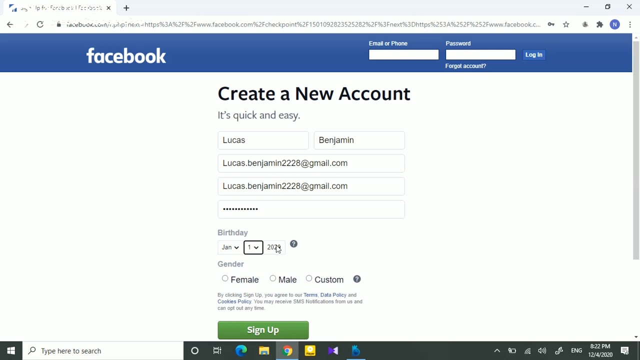 How to create Facebook account. - YouTube