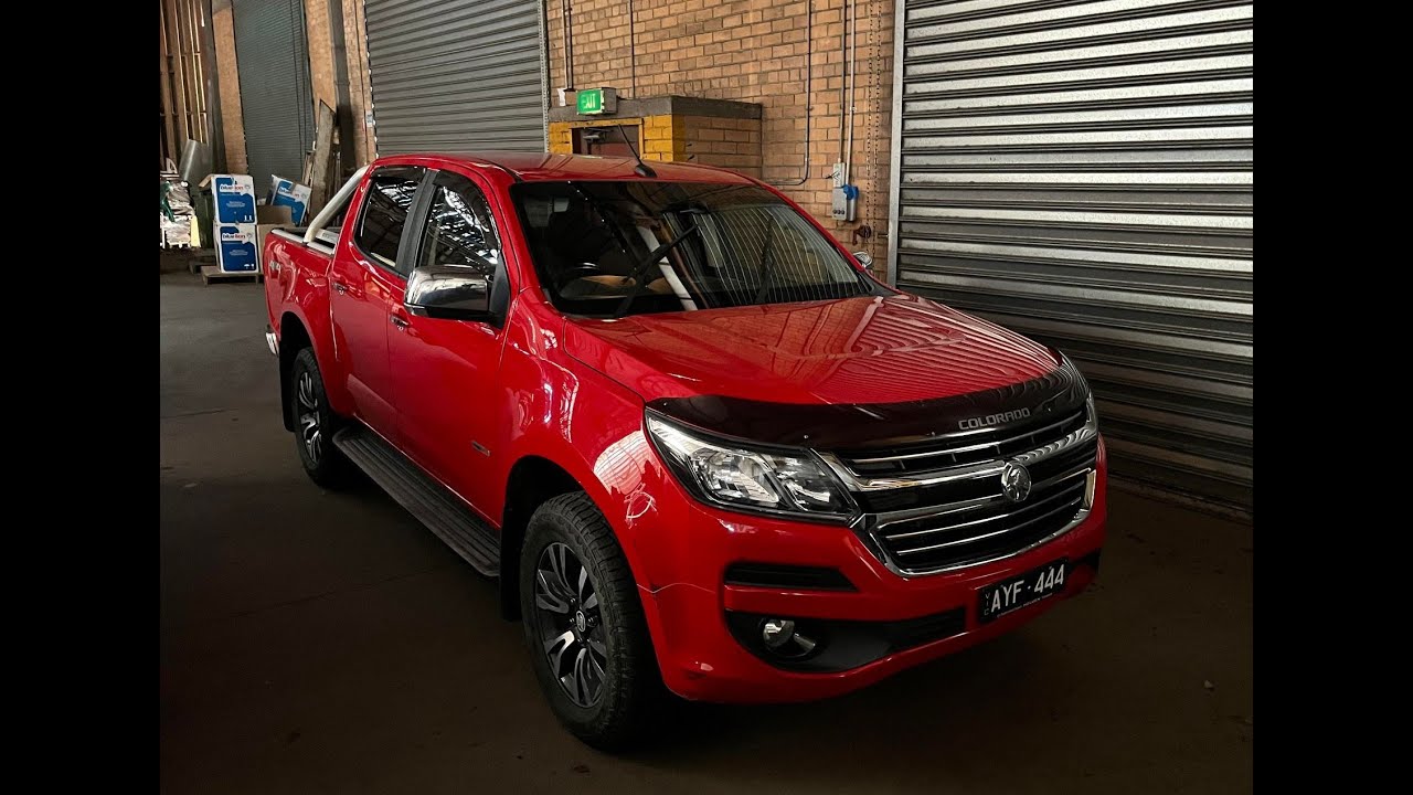 Melbourne Auction - Lot 4: 2019 Holden Colorado Ute - YouTube