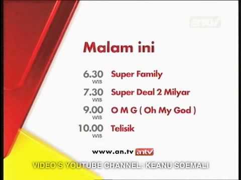 Tampilan Lineup Malam Ini ANTV (2010).