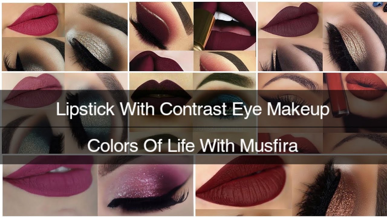Lipstick Shades With Contrast Eye Makeup - the perfect look for any ...
