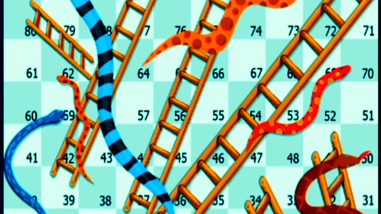 Snakes and Ladders sap sidi game || snakes & ladders || climb dice game ...