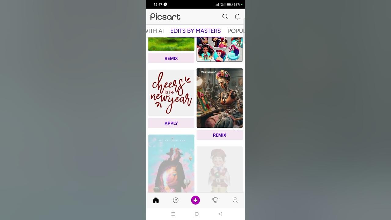 How A.I editing options Can be used in PicsArt application - YouTube