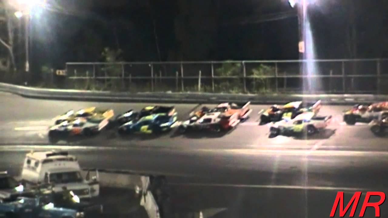 Wall Stadium Speedway Highlights 8-9-14 - YouTube