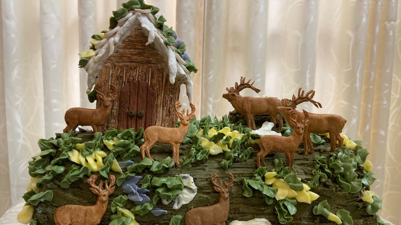 How To Make Christmas House and A herd of Reindeer with Fondant/Ngôi ...
