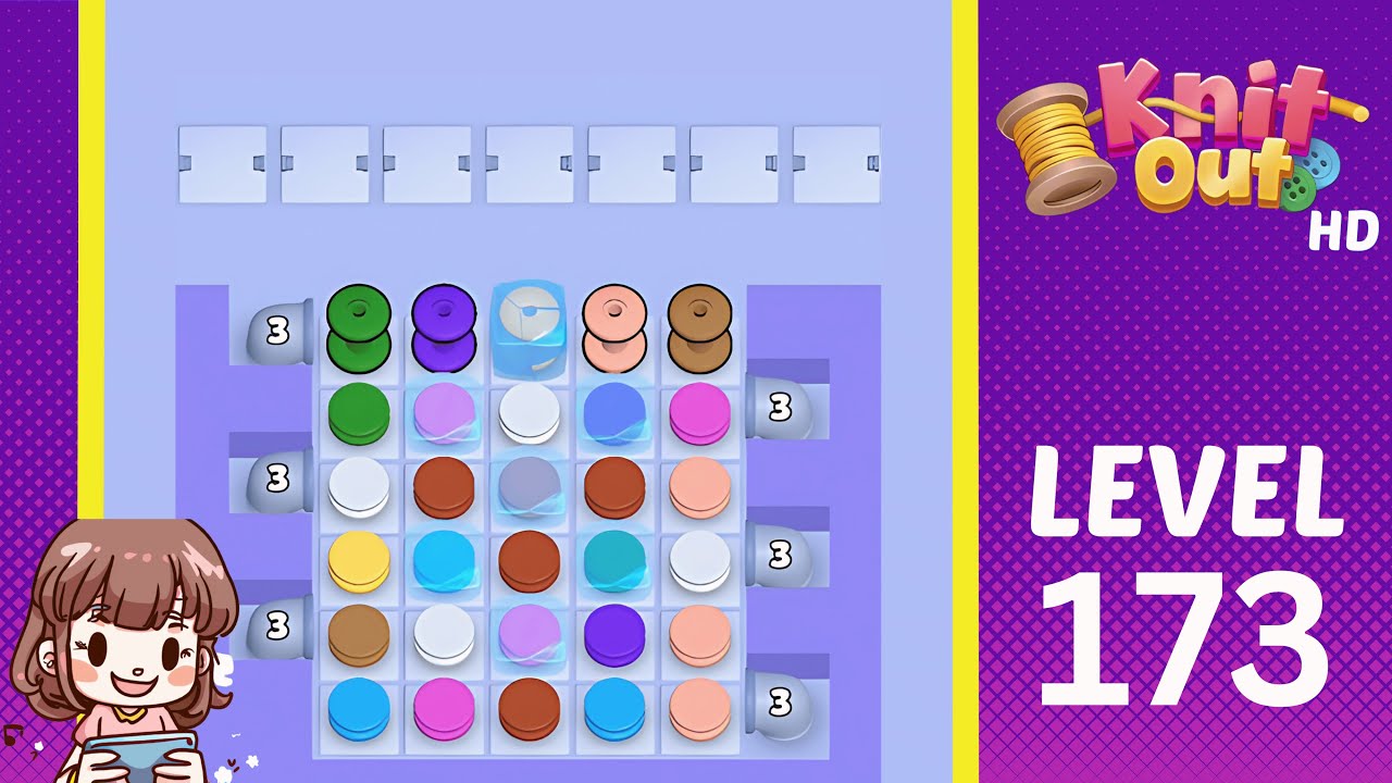 Knit Out Level 173 Solution Walkthrough - YouTube