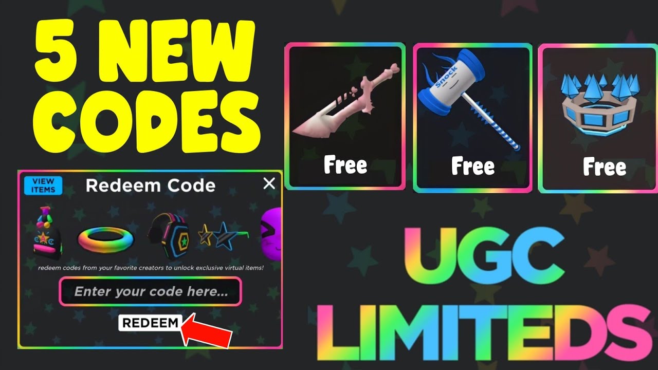 *New Update* Ugc Limited Codes In January 2024! - Codes For Roblox Ugc ...