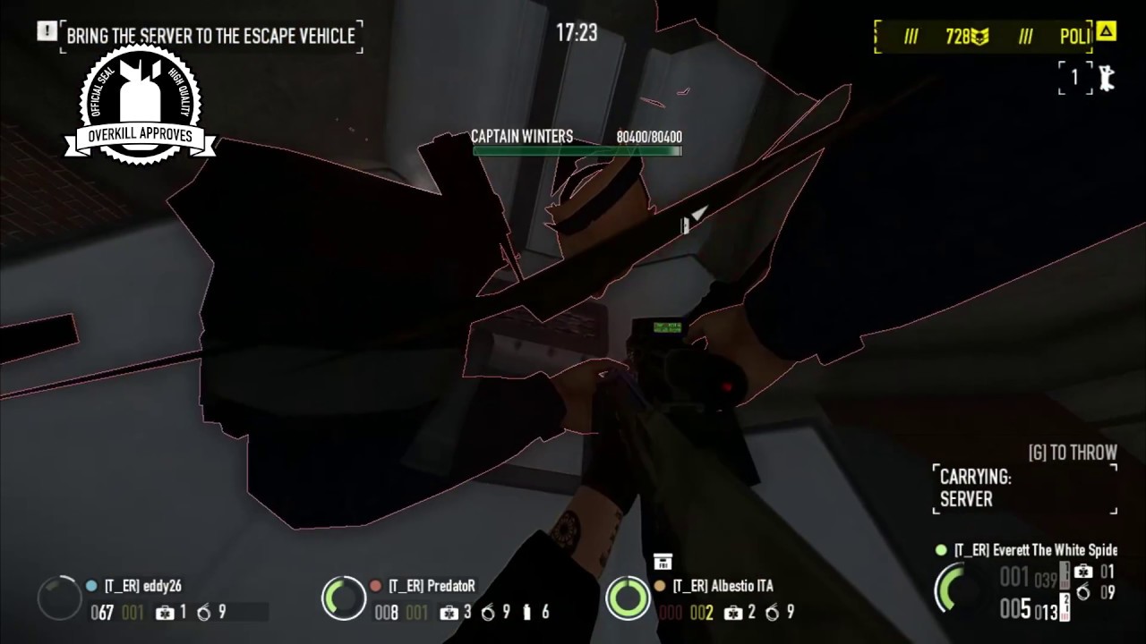 PAYDAY 2: Stuck in Captain Winters - YouTube