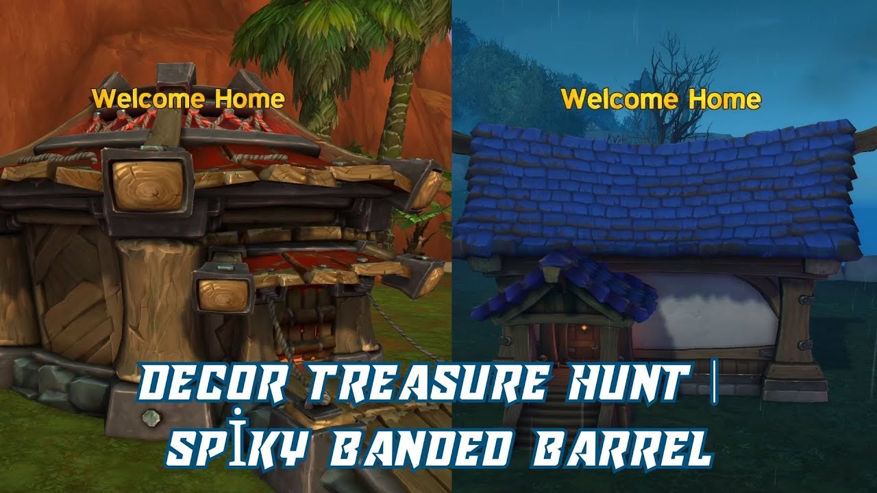 Decor Treasure Hunt | Spiky Banded Barrel | Housing Decor - YouTube