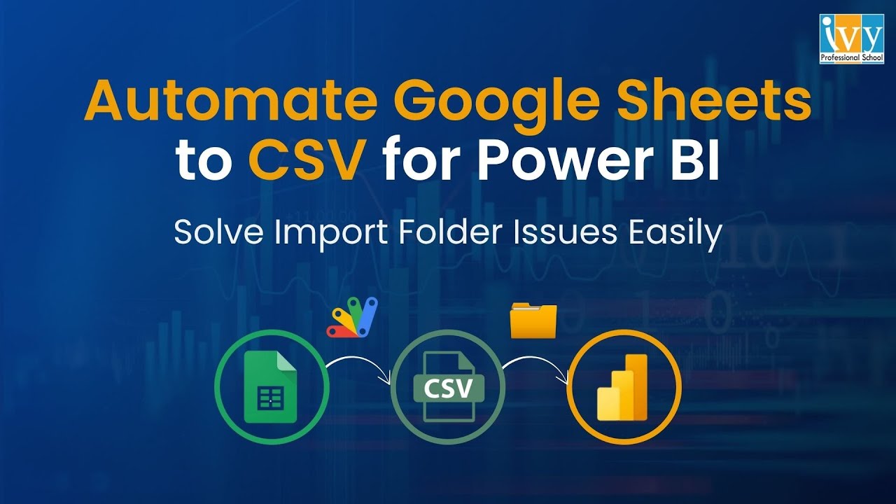Append Google Sheet Folder in Power BI Automatically using AppScript | Auto Convert to CSV - YouTube