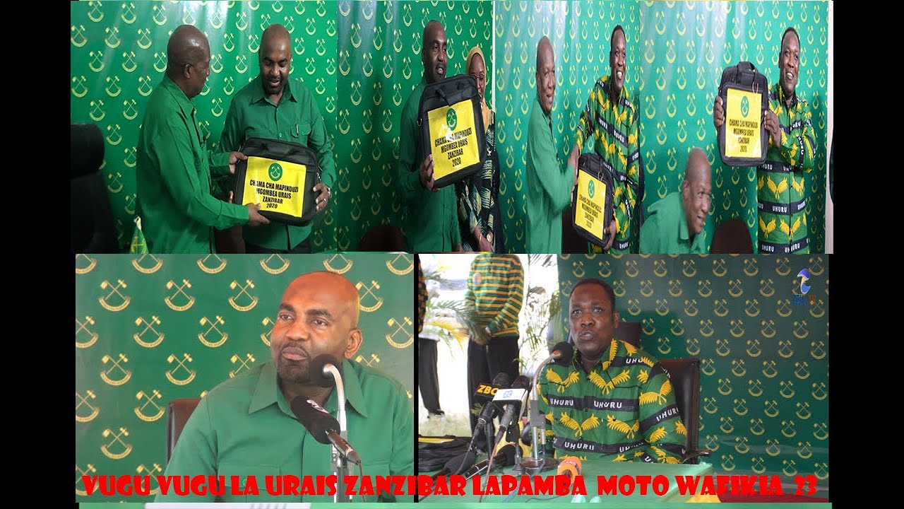 BREAKINGNEWS...........VUGU VUGU LA URAIS ZANZIBAR WAGOMBEA WA CCM ...