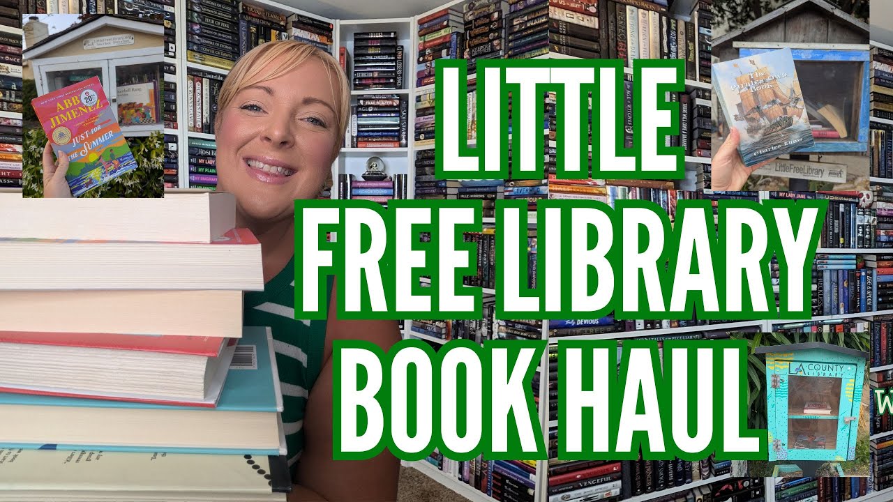 Little Free Library BOOK HAUL! Using the little free library app near ...