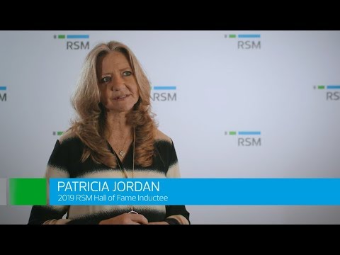 Patricia Jordan | 2019 RSM Hall of Fame Inductee - YouTube