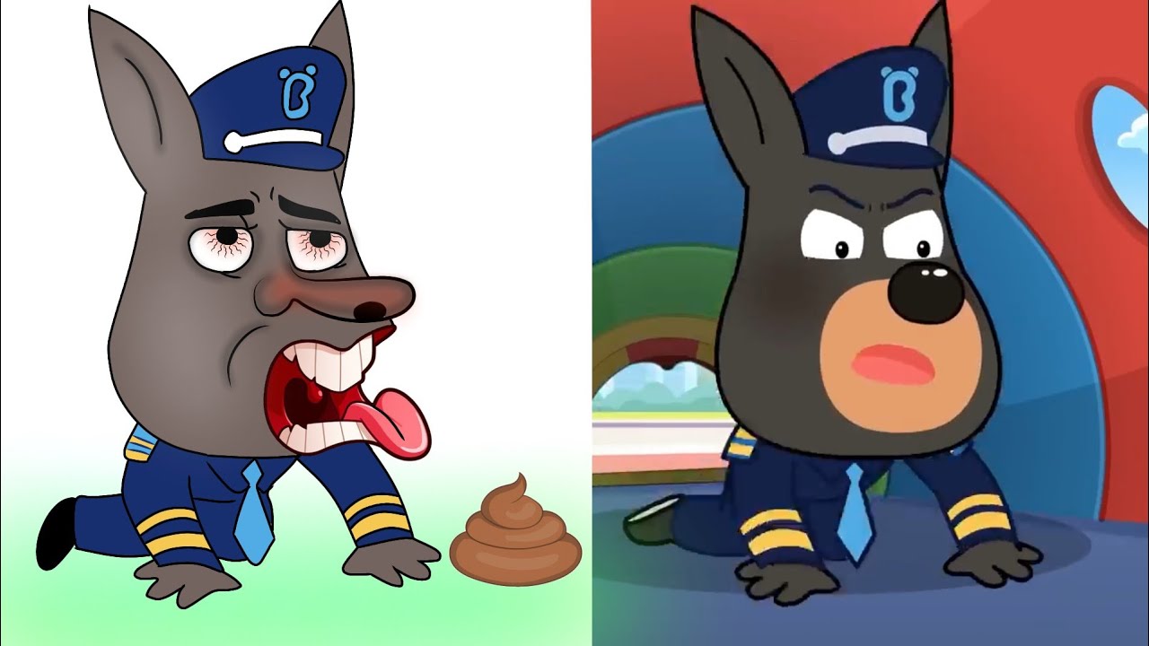 Sheriff Labrador - Keep your Things safe|Police cartoon drawing meme ...