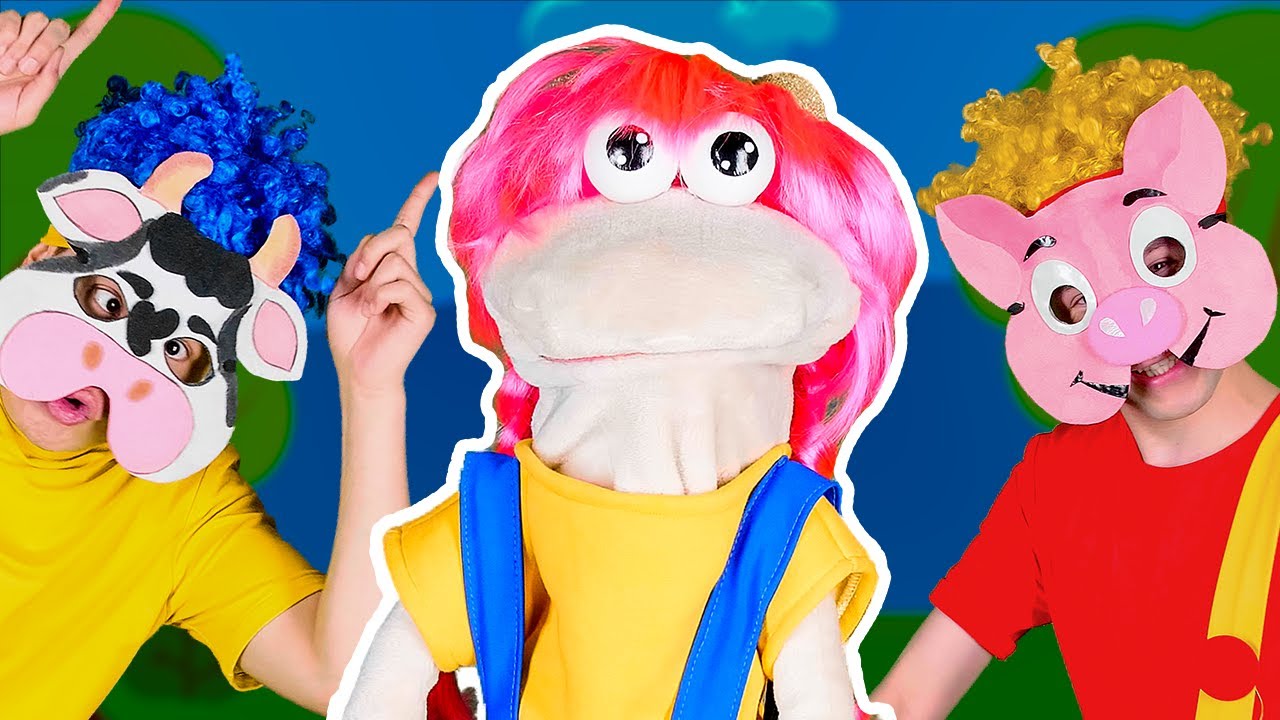 Animal Sounds with Puppets! | D Billions Kids Songs - YouTube