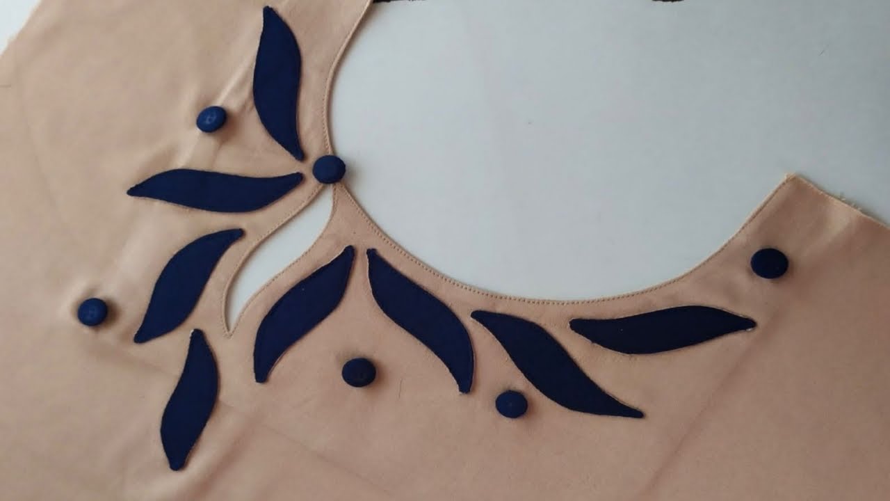 Applic Work Neck Design 2024 || New Summer Neck design_ Gala Design ...