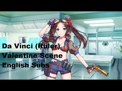 Fate/Grand Order - Da Vinci (Ruler) Voiced Valentine Scene English Subs ...