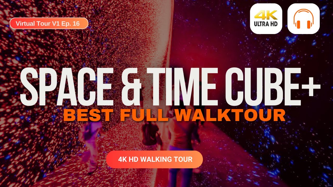 [4K] Full Walk Tour SPACE & TIME CUBE + BEST First-Ever Immersive Art ...