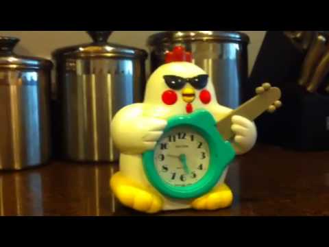 Chicken clock - YouTube