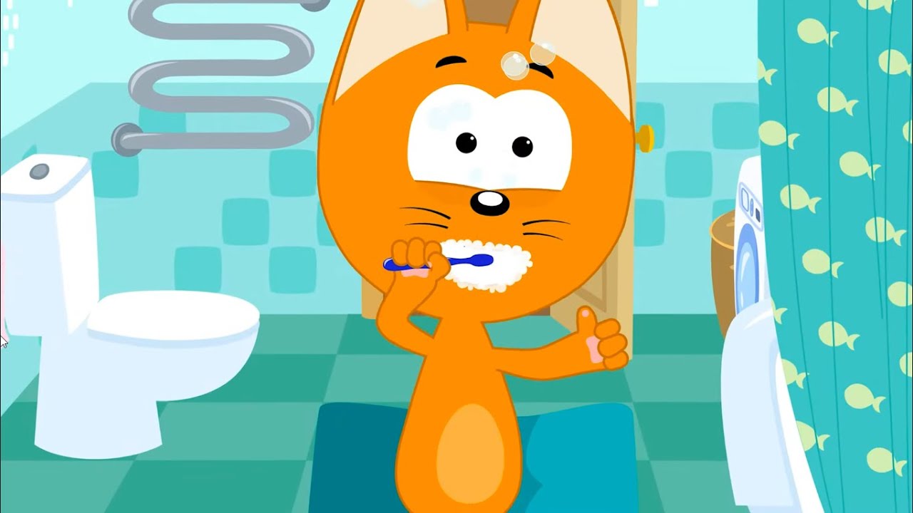 Brushes Teeth - MEOW MEOW KITTY SONG 😸 - Songs - YouTube