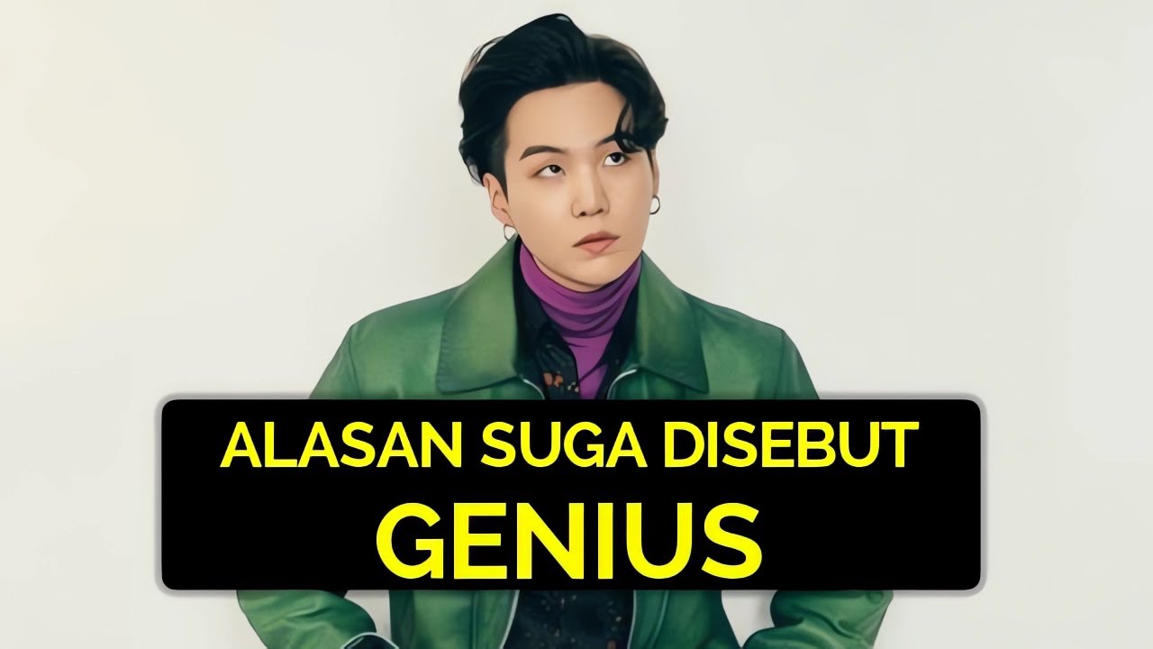 ALASAN SUGA BTS DISEBUT GENIUS - YouTube