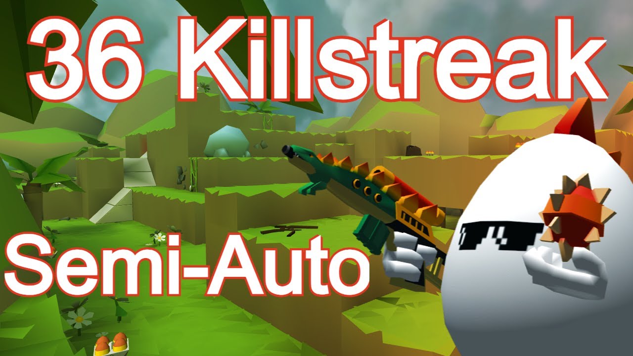 Getting 30 kills with every gun! - Semi-Auto | Shell Shockers - YouTube