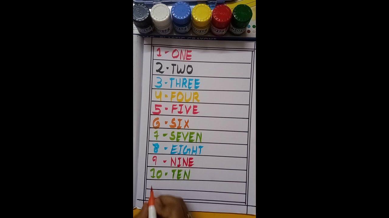 1 One ,2 Two Number Counting Video For Kids - YouTube