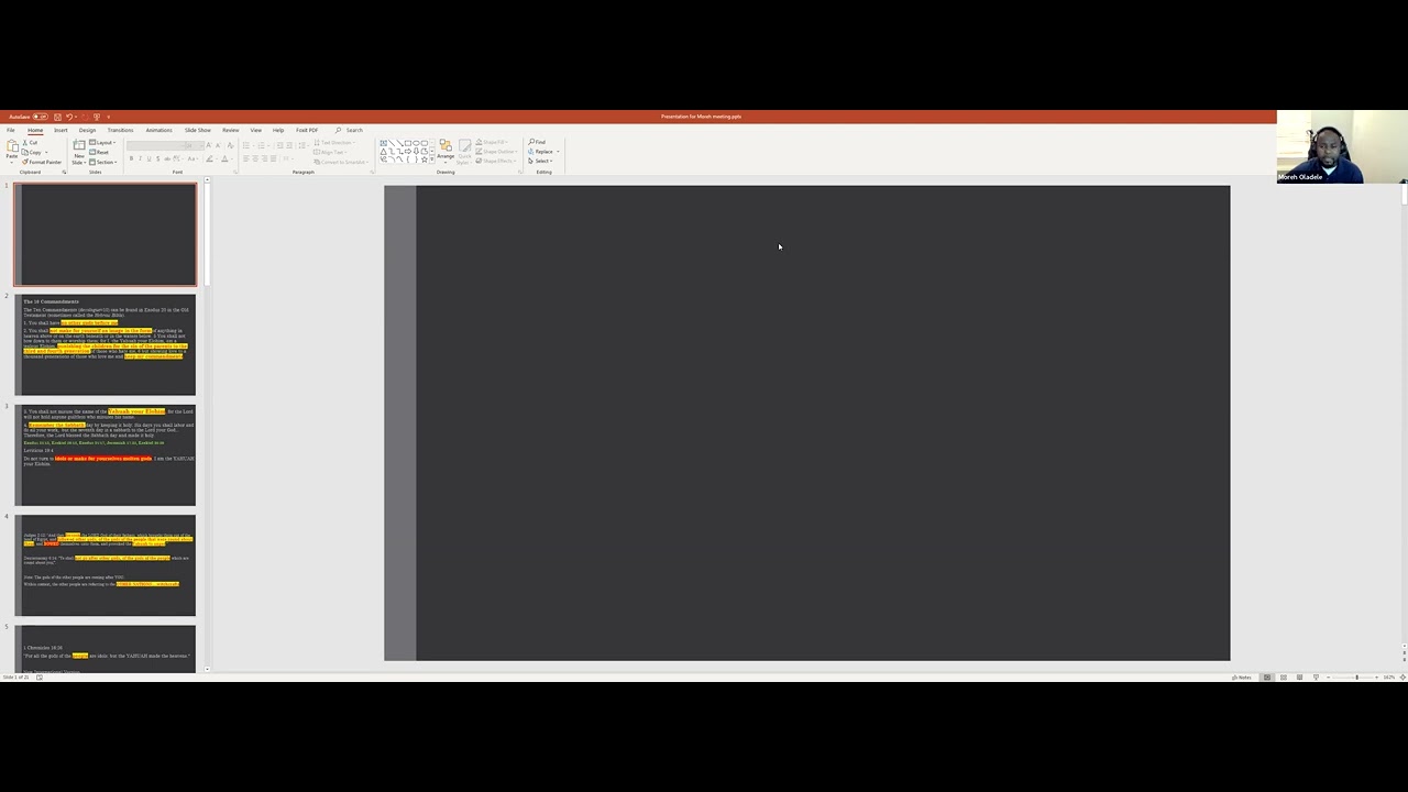Moreh Oladele Blair: Idolatry Warfare & The Watchman: - YouTube