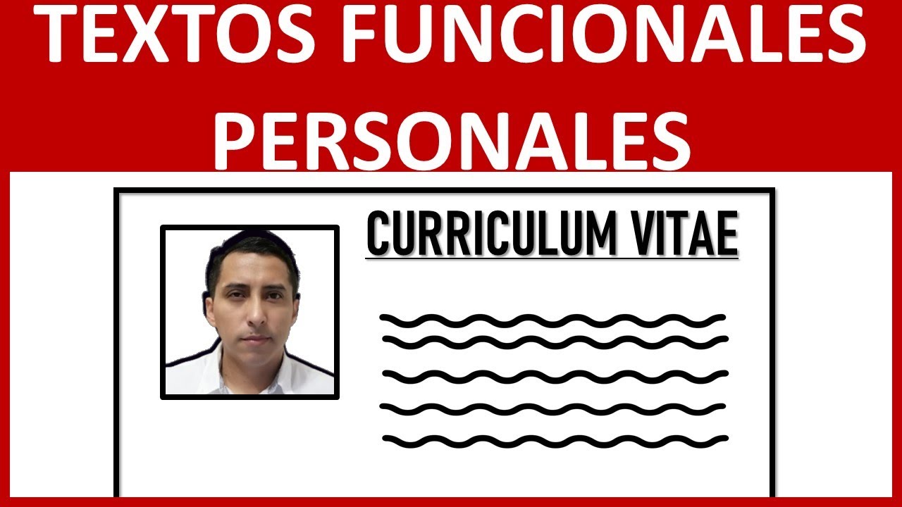 Textos Funcionales Personales: Currículum Vitae 📄👨‍💼👩‍💼 - YouTube