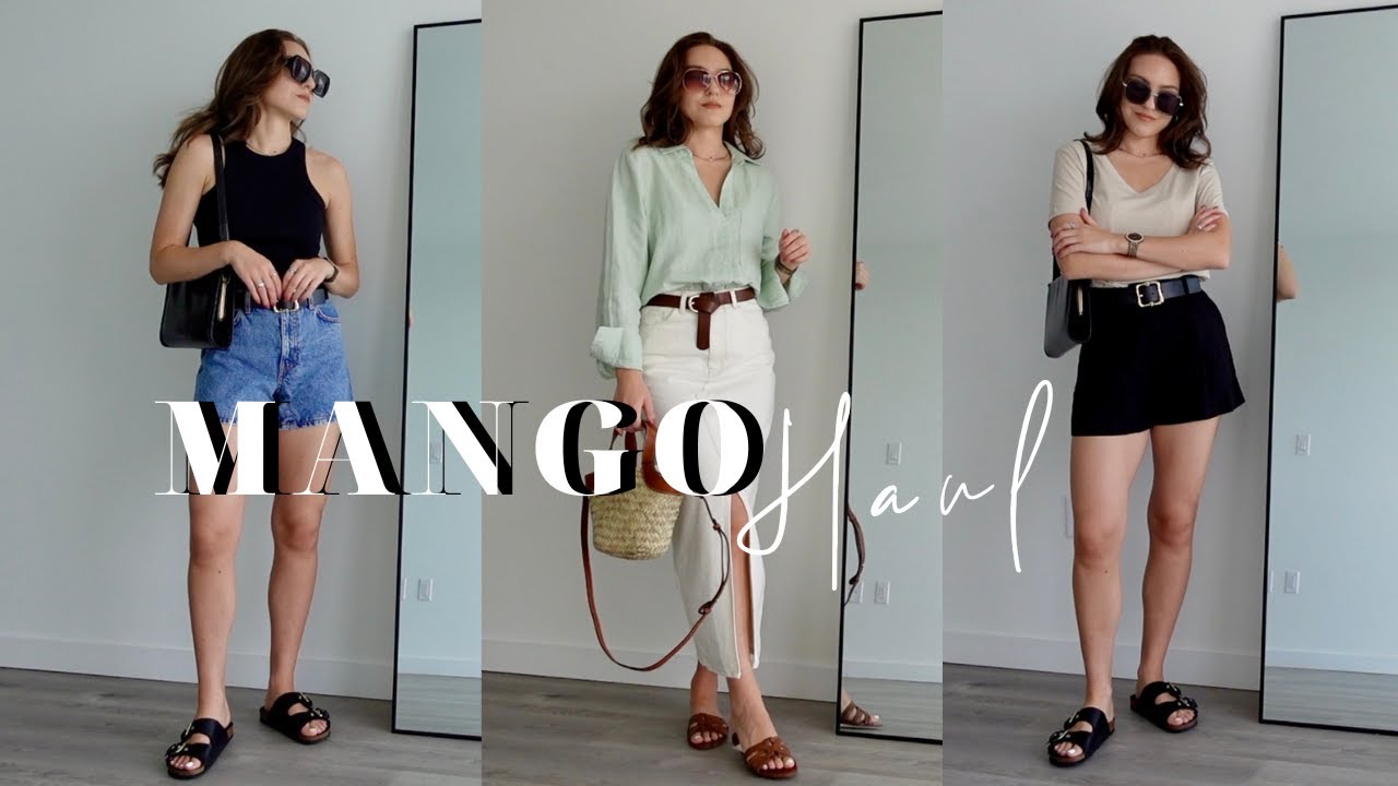 Mango [Basics] Haul 2023 | Spring Summer Try On & Styling Haul - YouTube