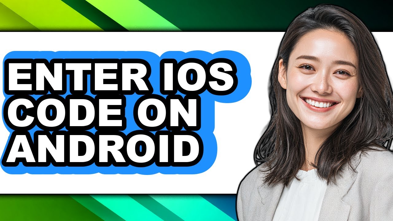 How to Enter Ios Code on Android (updated) - YouTube