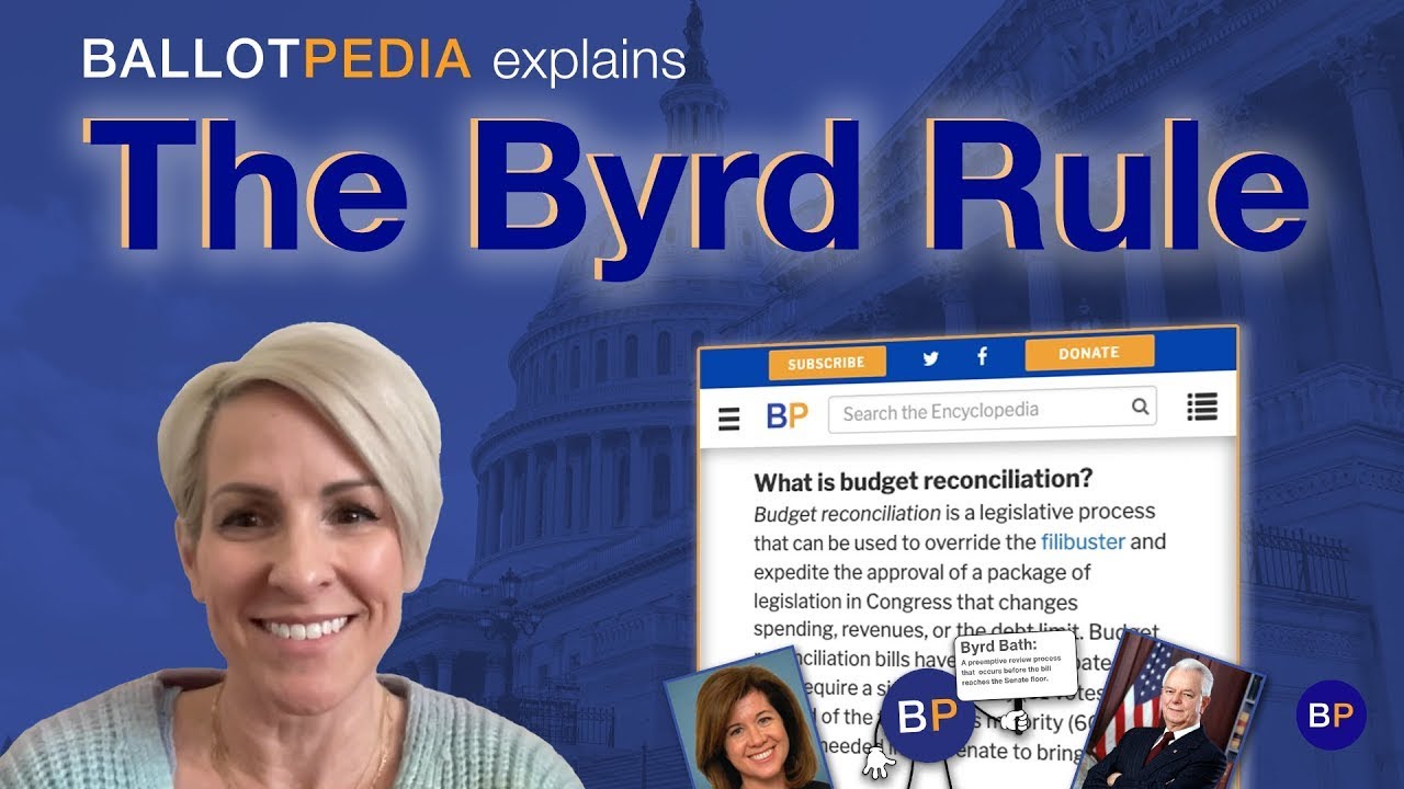 Ballotpedia explains: The Byrd Rule - YouTube