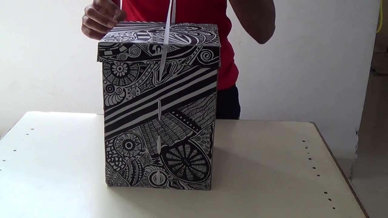 how to make creative box - YouTube
