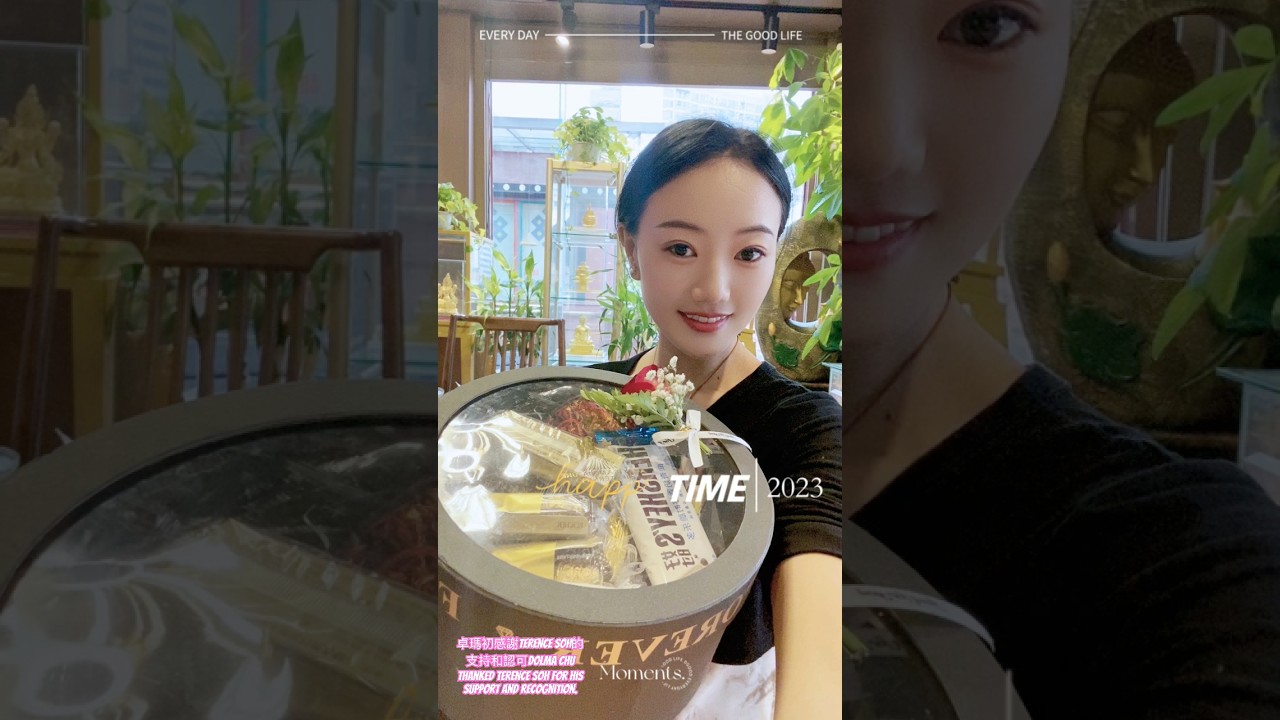 卓瑪初感謝Terence Soh的支持和認可Dolma Chu thanked Terence Soh for his support and ...