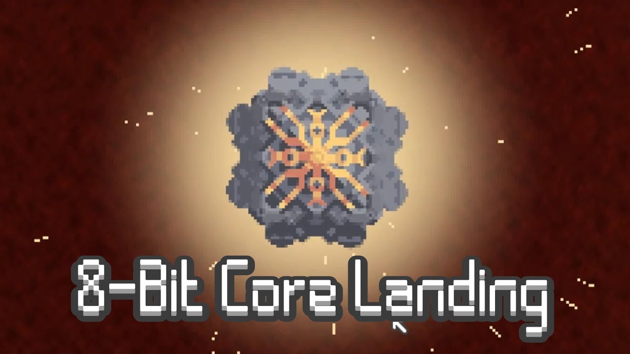 8-Bit Core Landing [Mindustry Demake] | Eboy Plays - YouTube