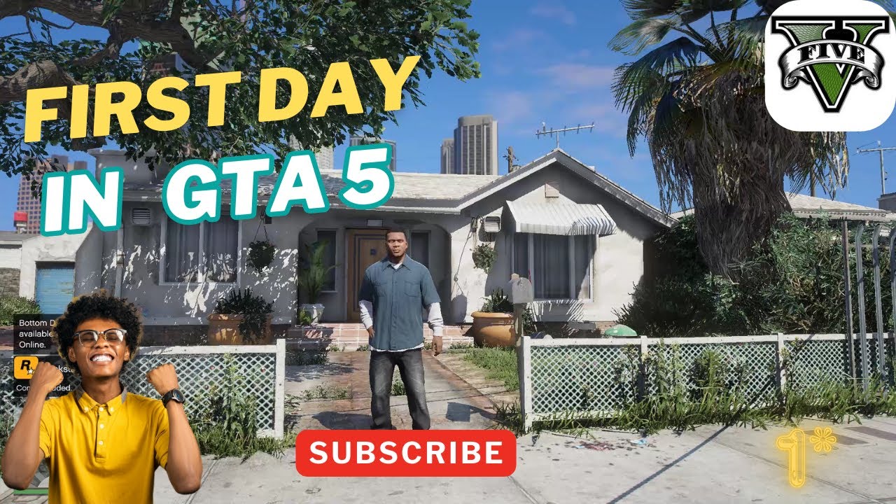 First Day In GTA 5 #GTA #GAMEPLAY #GTA5 #BREAK #COMEBACK - YouTube