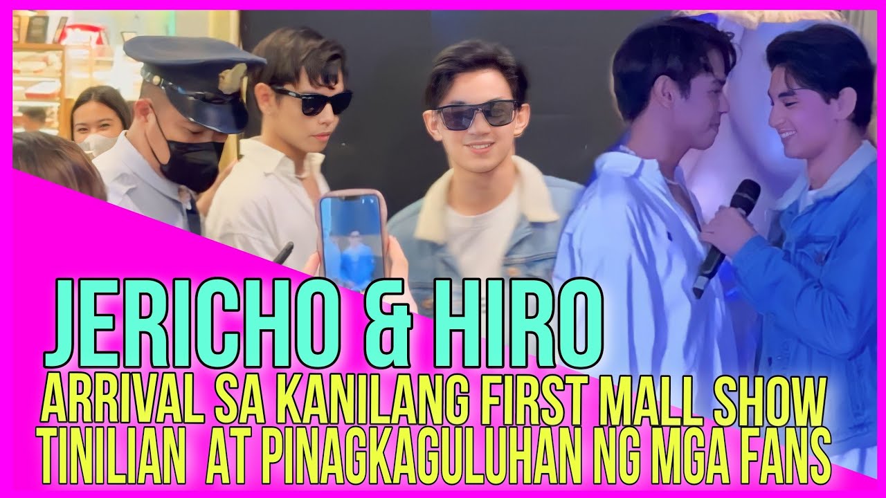 ARRIVAL OF JERICHO DEL ROSARIO & HIRO SHIMOJI SA KANILANG FIRST ...