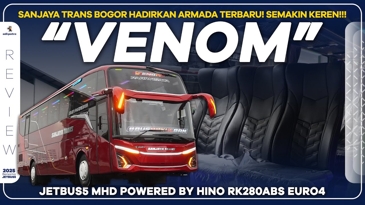 SANJAYA TRANS Bogor Hadirkan Armada Terbaru! Semakin Keren!! "VENOM ...