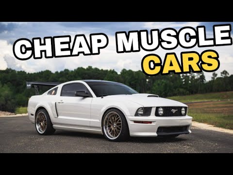 8 Best CHEAP Muscle Cars Under 10k - YouTube