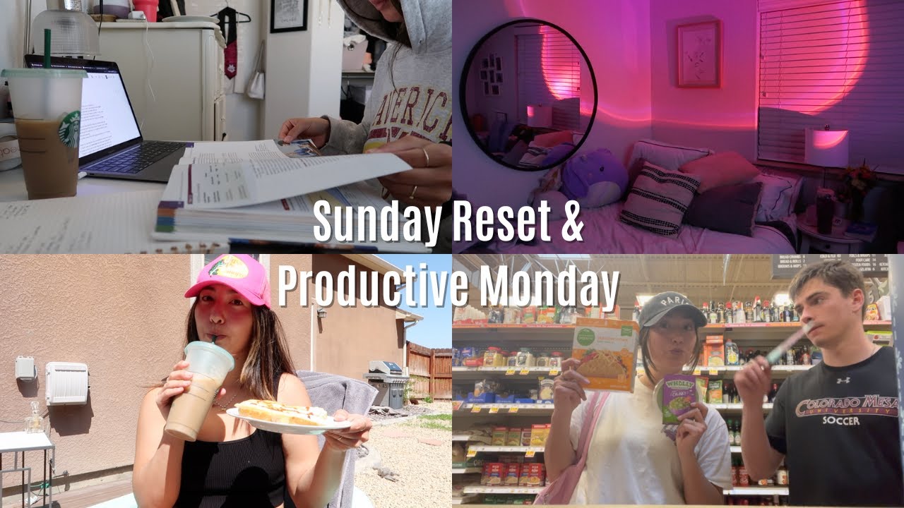 VLOG| Sunday reset & a very, very productive Monday in my life - YouTube
