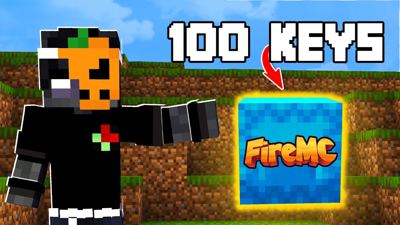 So I Opend 100 Create Keys In Fire MC Minecraft Server - YouTube