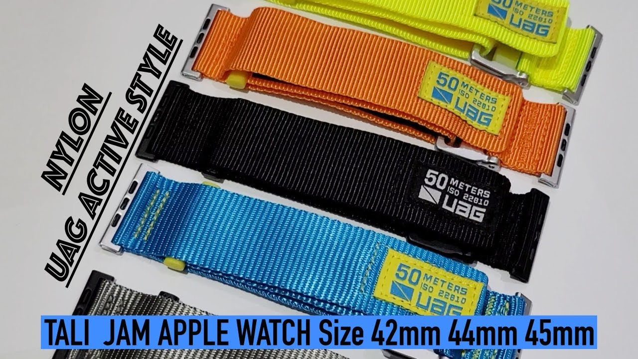 Tali Jam Apple Watch 42mm 44mm 45mm - UAG Active Style Bahan Nylon ...