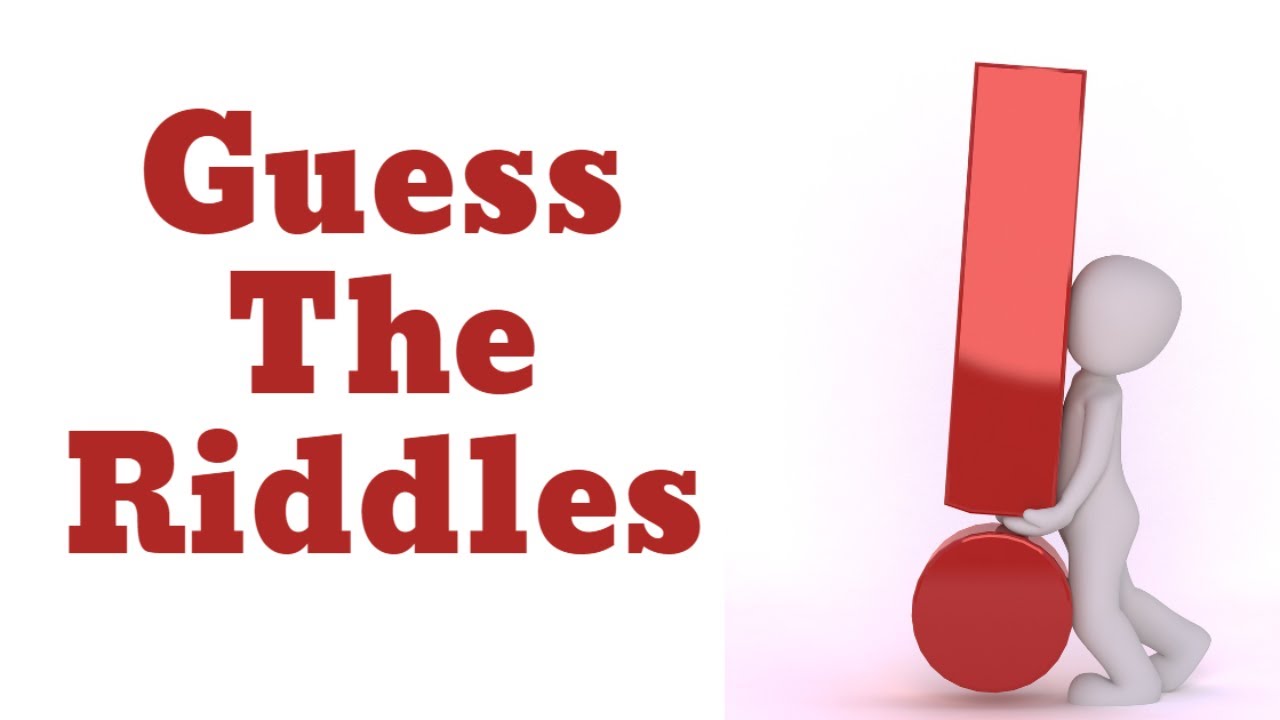 Guess The Riddles! - YouTube