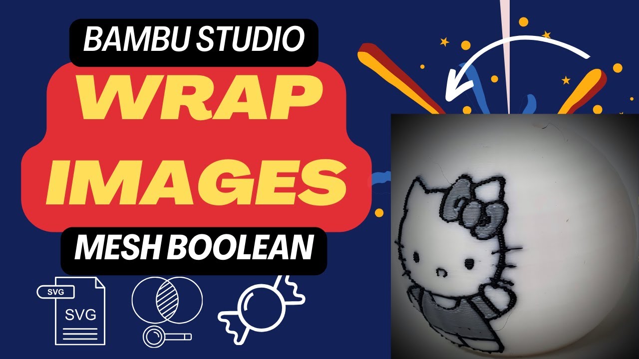 Mesh Intersection: Wrapping an Image on a Curved Surface - YouTube