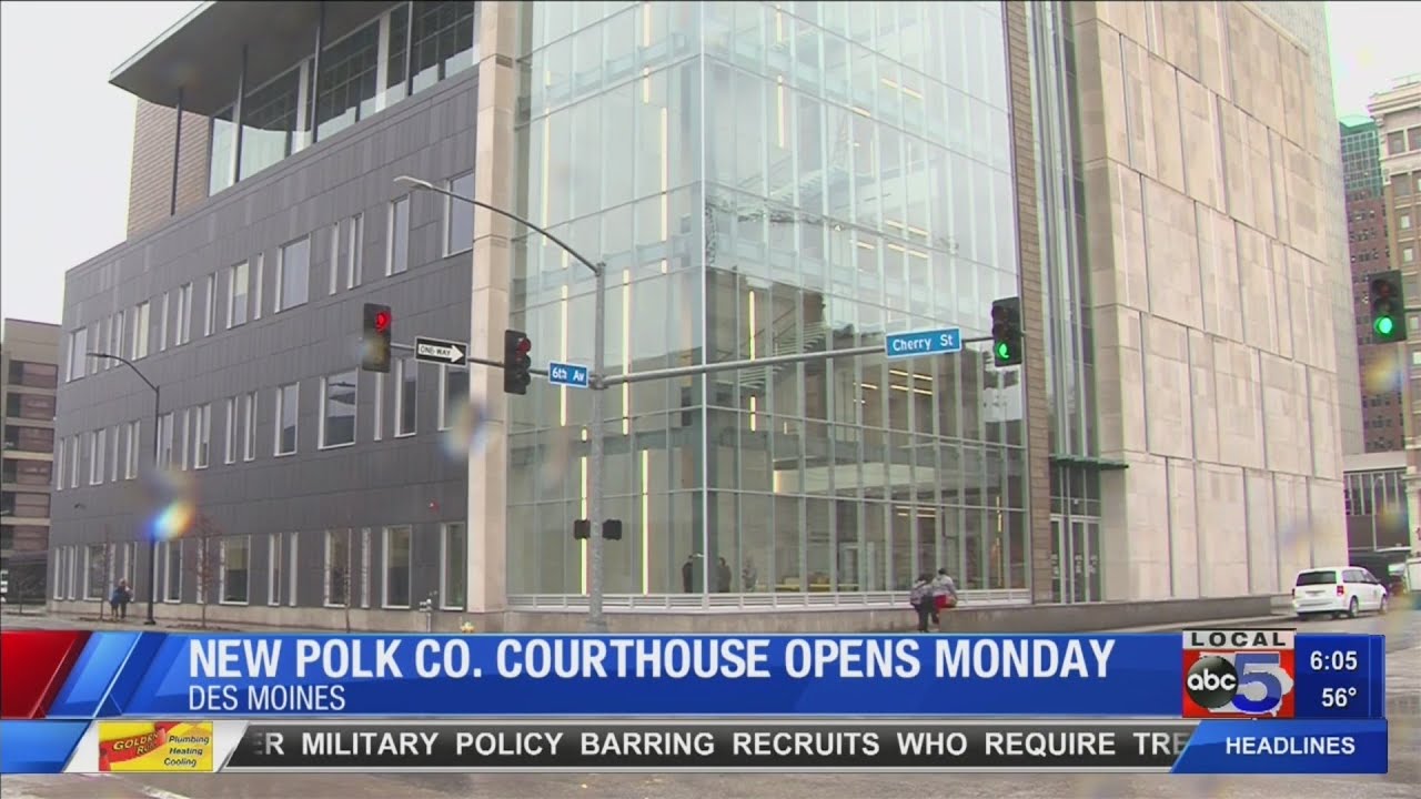 New Polk County Courthouse opening next to previous building - YouTube