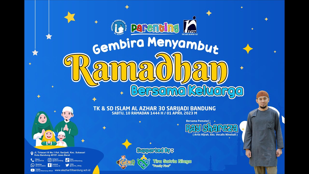 GEMBIRA MENYAMBUT RAMADAN BERSAMA KELUARGA | UST. RAY SHAREZA | AL ...