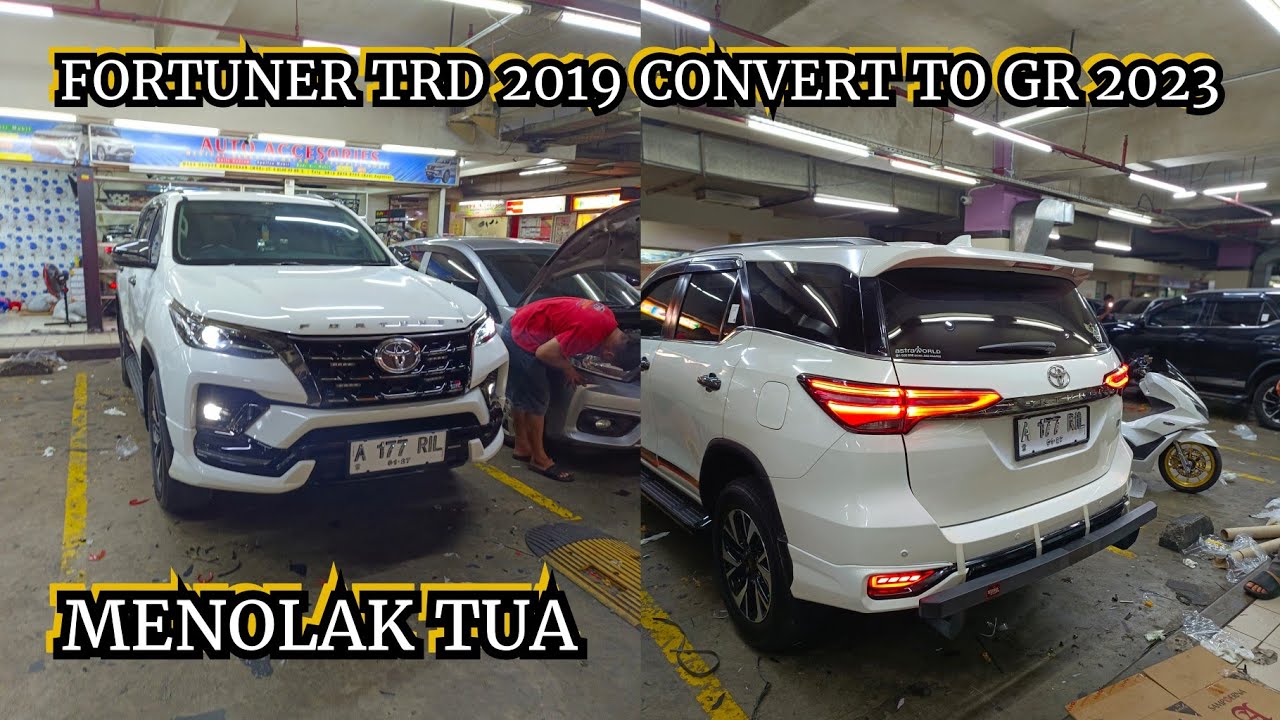 FORTUNER TRD 2019 CONVERT TO GR SPORT 2023 - YouTube