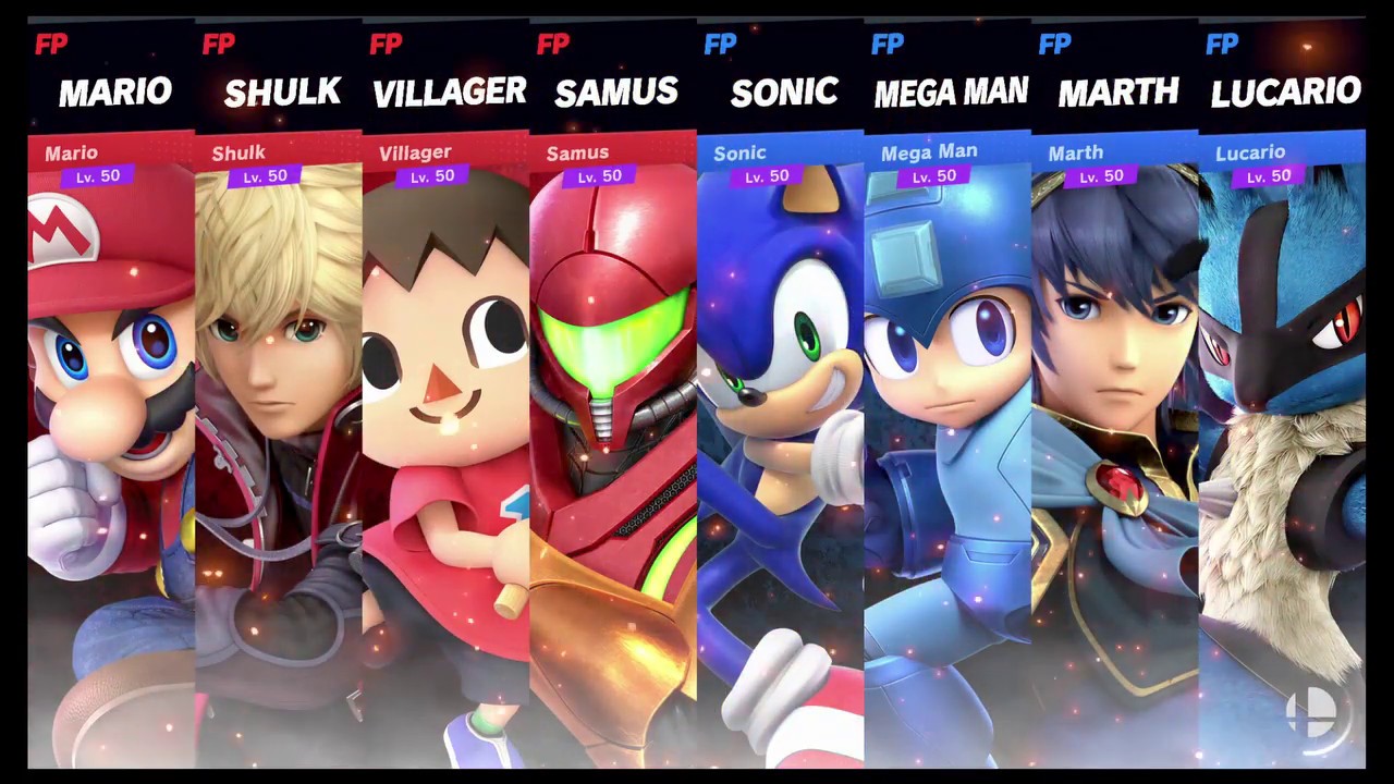 Super Smash Bros Ultimate Amiibo Fights Request #830 Red Team vs Blue ...