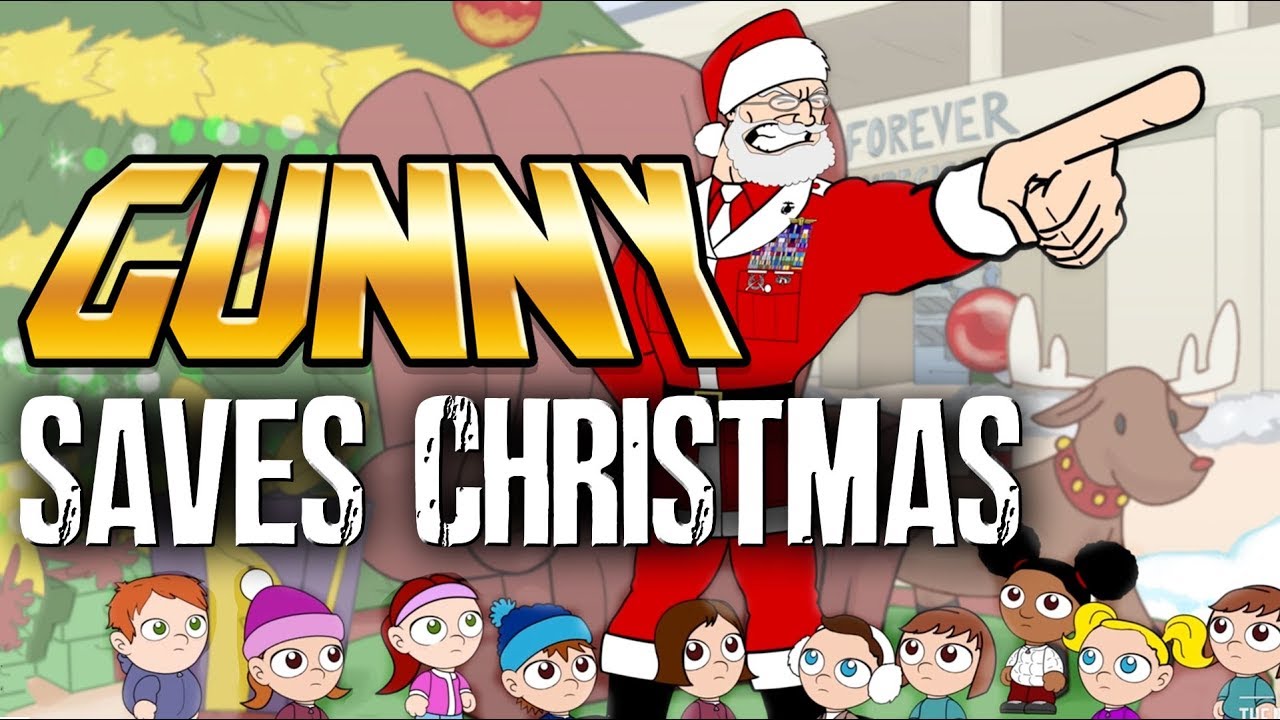 Gunny saves Christmas for the kids - YouTube