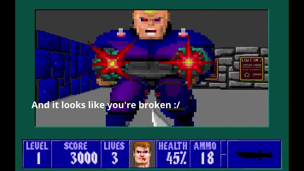 Wolfenstein 3d Custom Level - YouTube