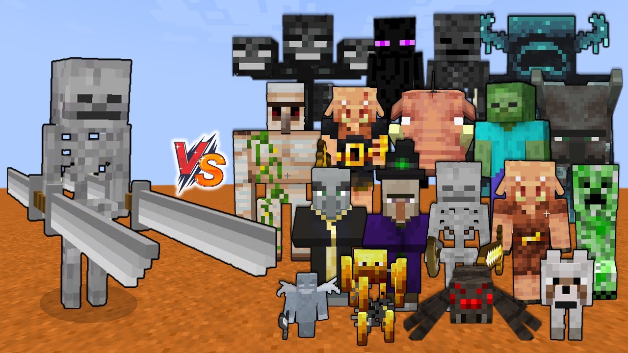 SKELETON ASSASIN vs Every mob in Minecraft - Skeleton Assasin (Rexy's ...